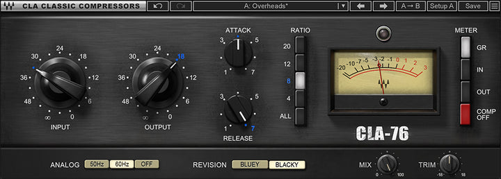CLA-76 Compressor / Limiter - WavesLatinoAmerica