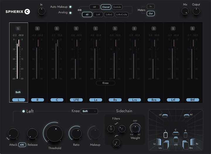 Spherix Immersive Compressor & Limiter - WavesLatinoAmerica